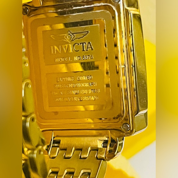 Invicta | Accessories | 6mm Gold Tone Stainless Steel Invicta Watch 16 ...